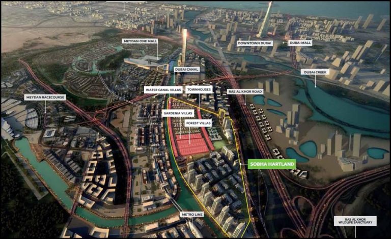 Sobah hartland Masterplan canal villas | Sobha Dubai